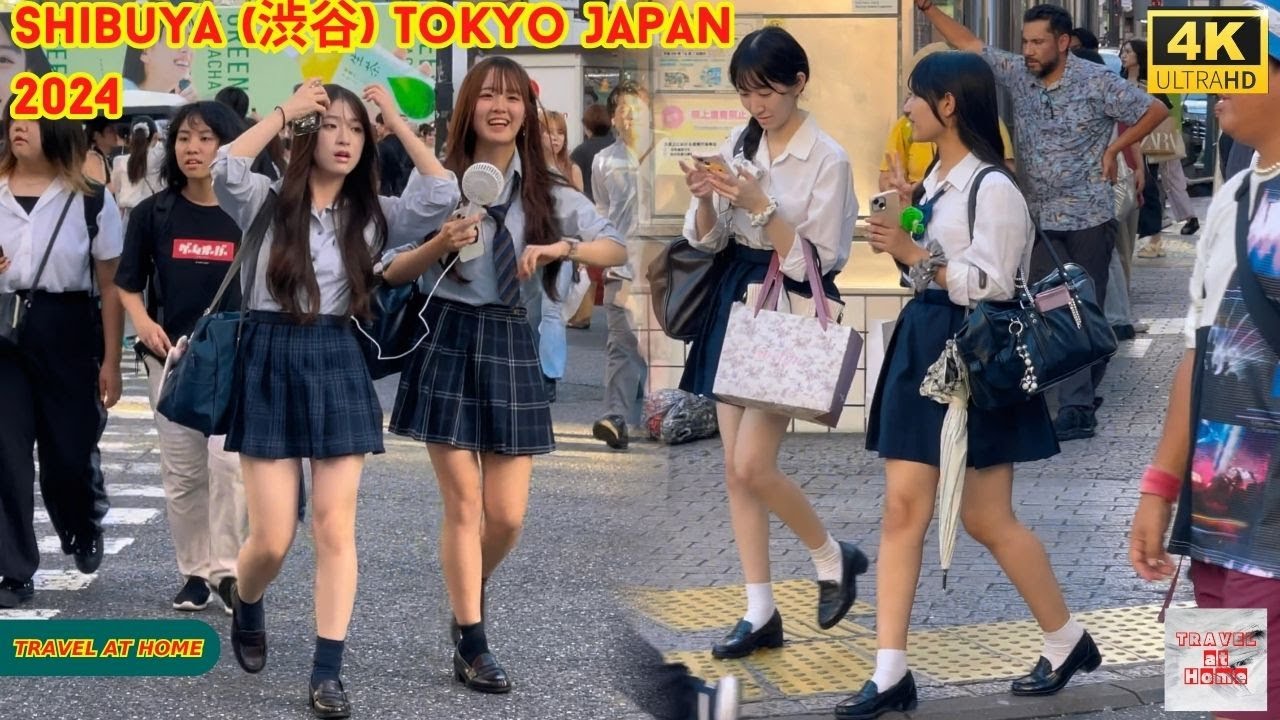 4k hdr Japan travel 2024 | Walk in Shibuya (渋谷) Tokyo Japan | Relaxing ...