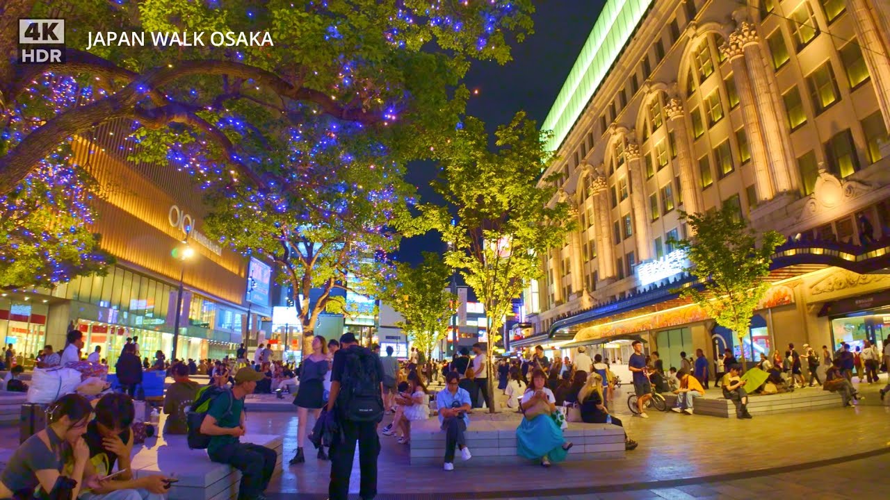 Japan walk Osaka Dotonbori 4k大阪道頓堀周辺を歩く - ECHO TRIP